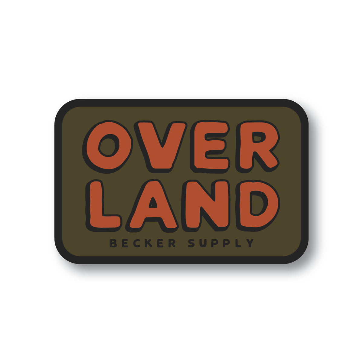 Overland Sticker – Becker Supply Co.