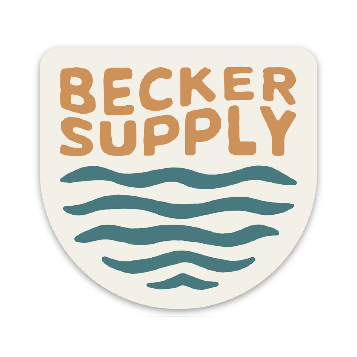 Becker Wave Sticker – Becker Supply Co.