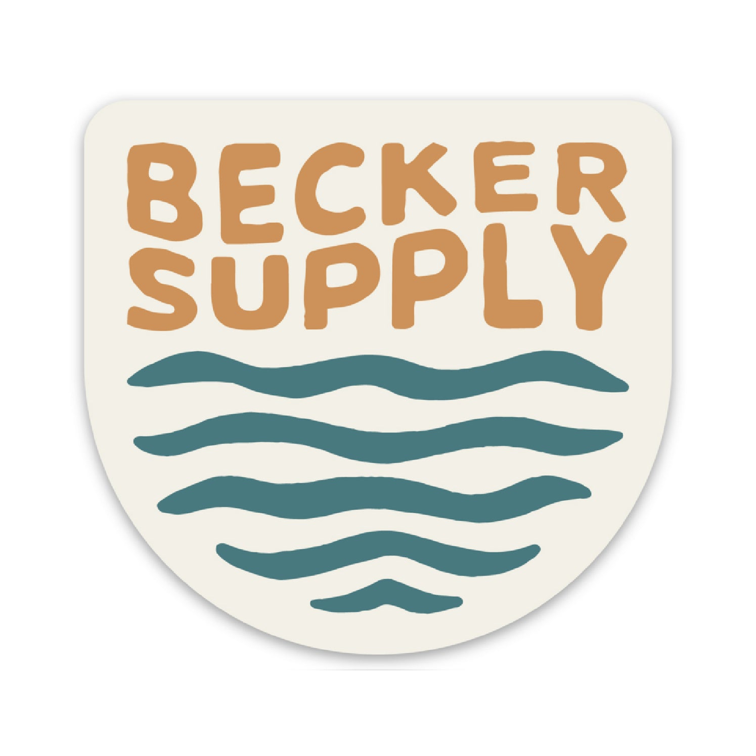 Becker Wave Sticker – Becker Supply Co.
