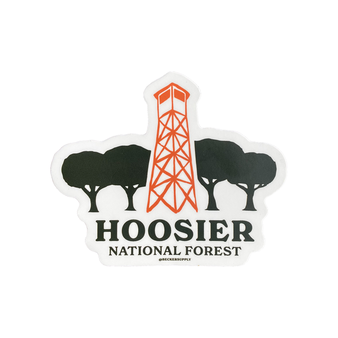 Hoosier National Forest Sticker – Becker Supply Co.