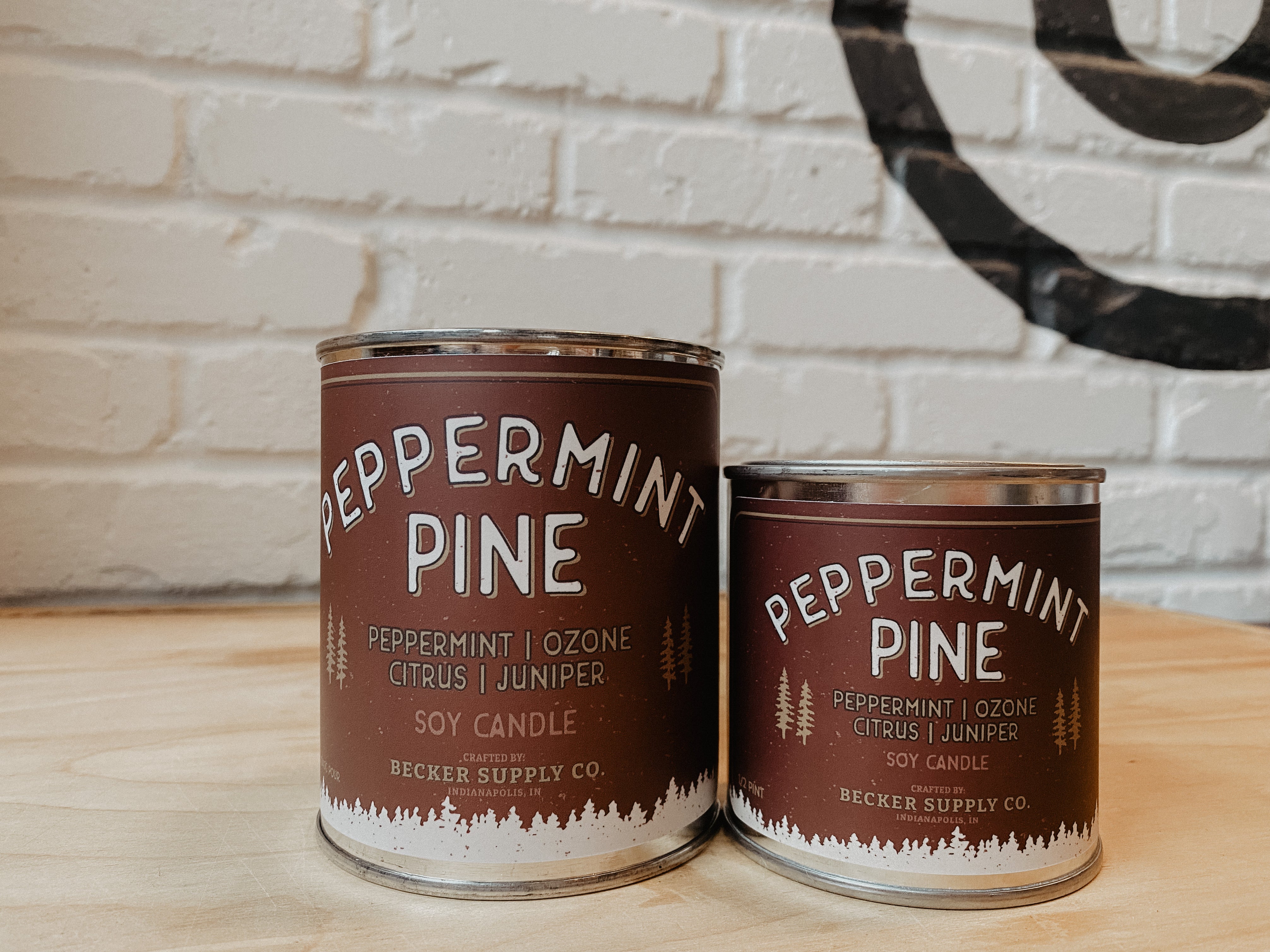 Peppermint Pine Candle – Becker Supply Co.